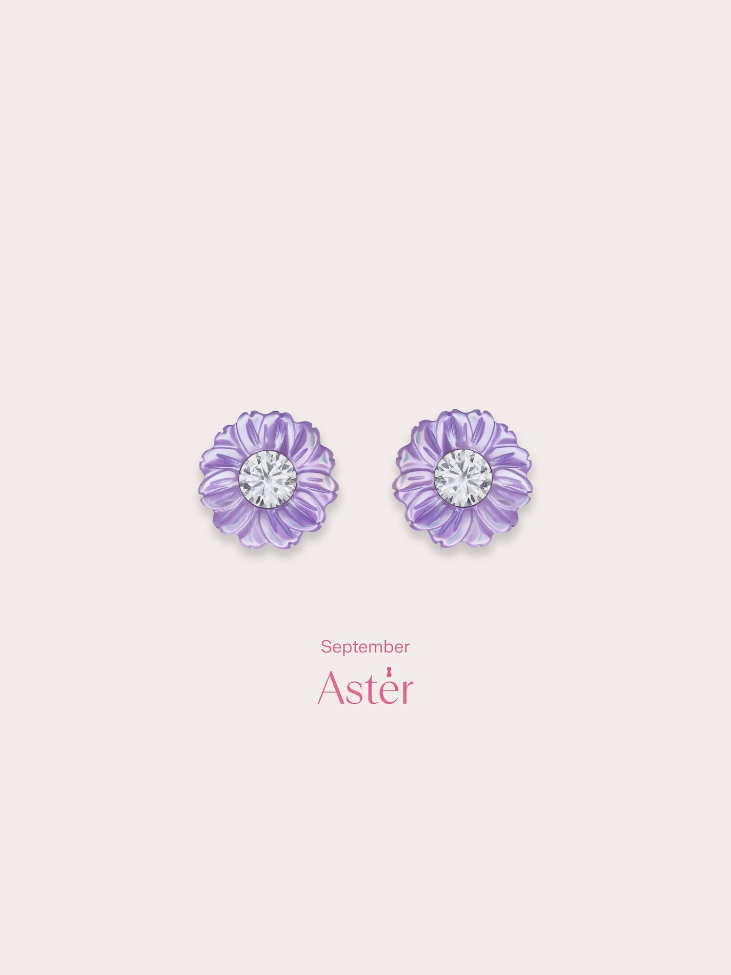 Carved Aster Stud Earrings | Mondays Made