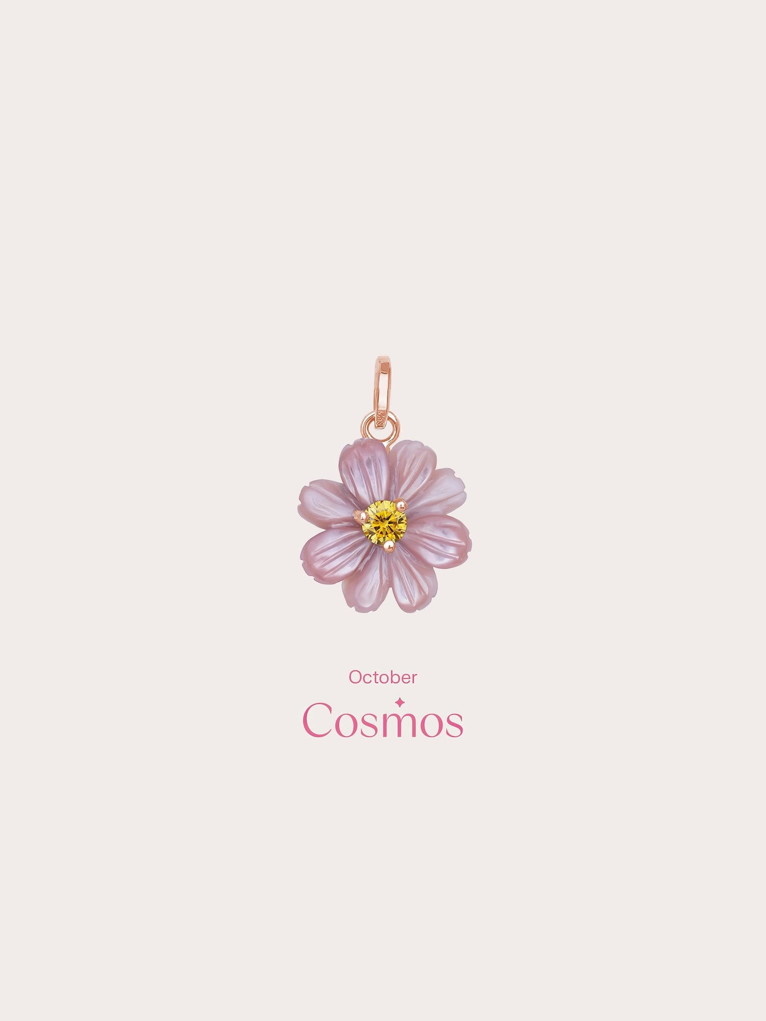 Carved Cosmos Charm | Mondays Made