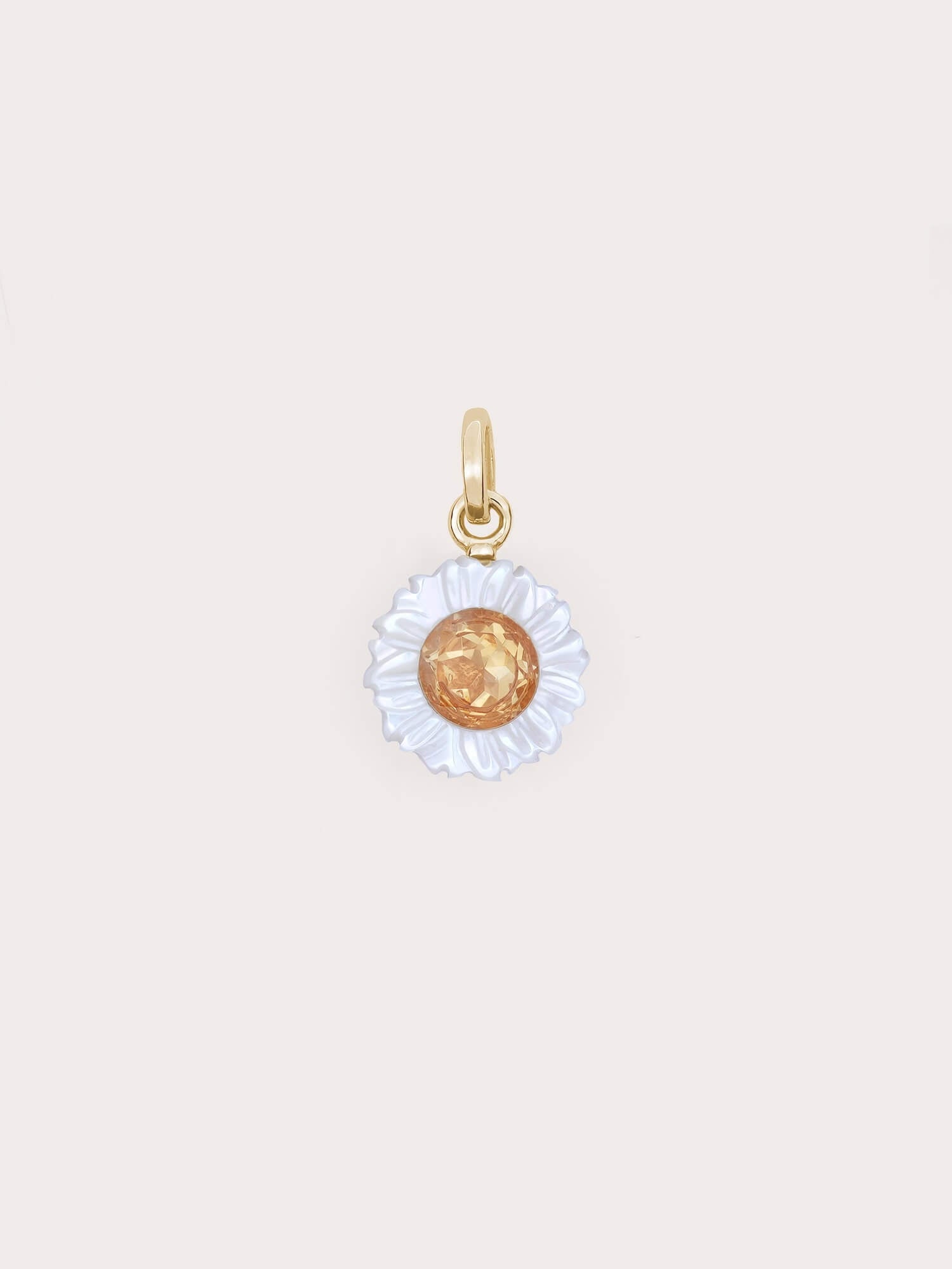Carved Daisy Charm | Mondays Made